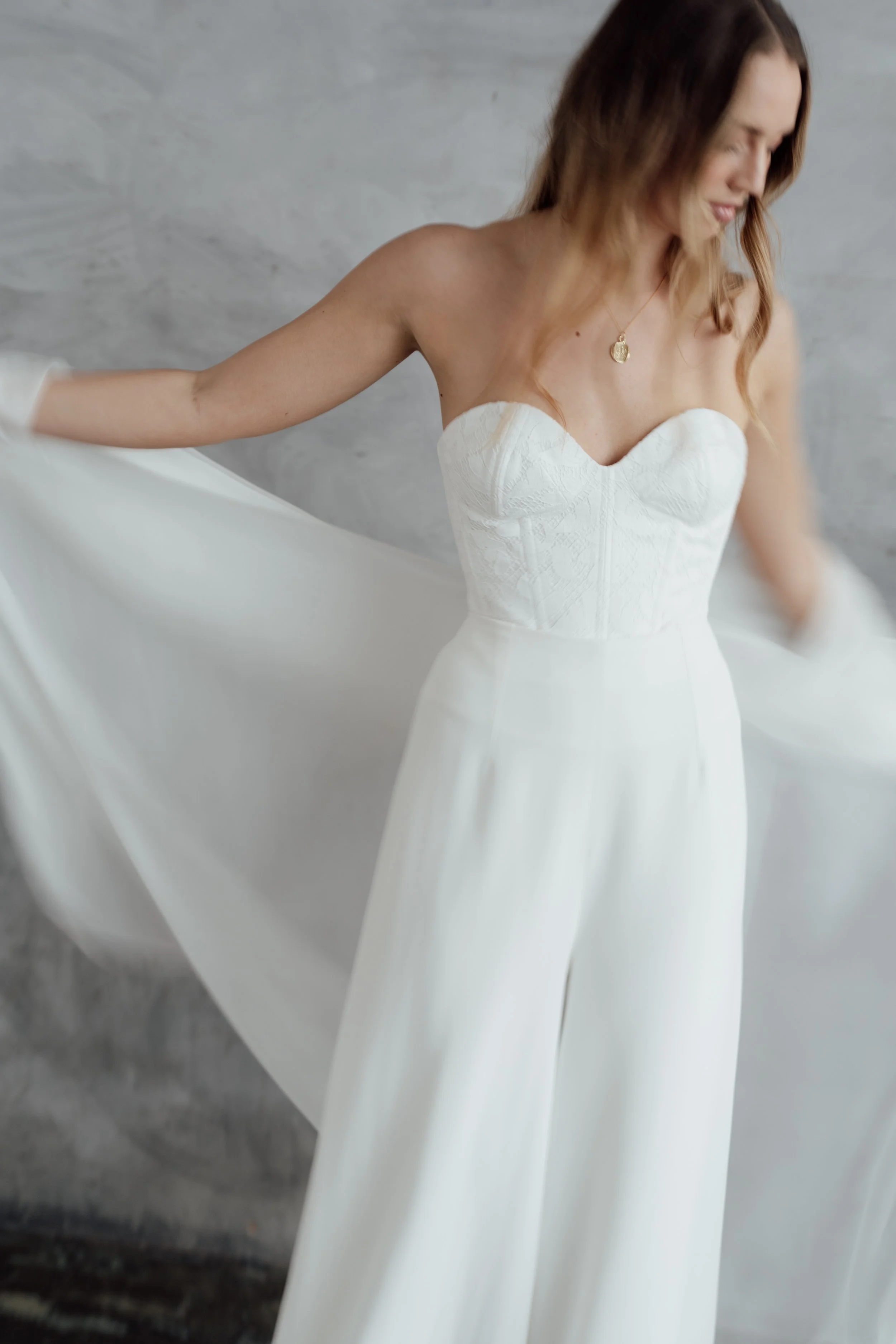 The Lace Koibito Bustier. A sustainably made bridal bustier, modern ...