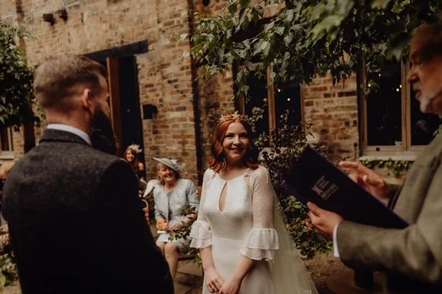 Real Bride Elizabeth - The Capella Sequinned Wedding dress — Rolling In ...