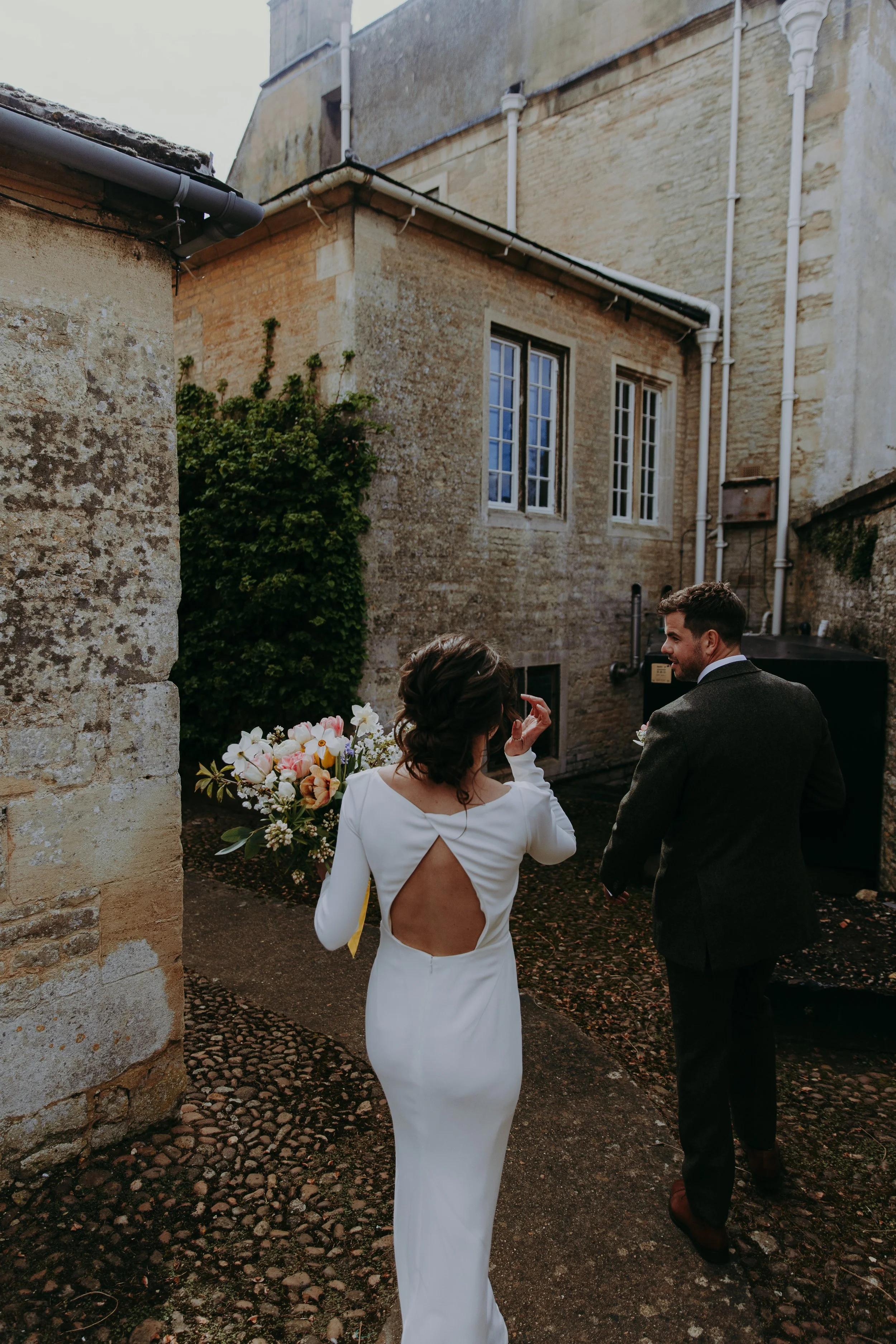 Real Bride Hannah - Bureiku dress — Rolling In Roses - modern ...