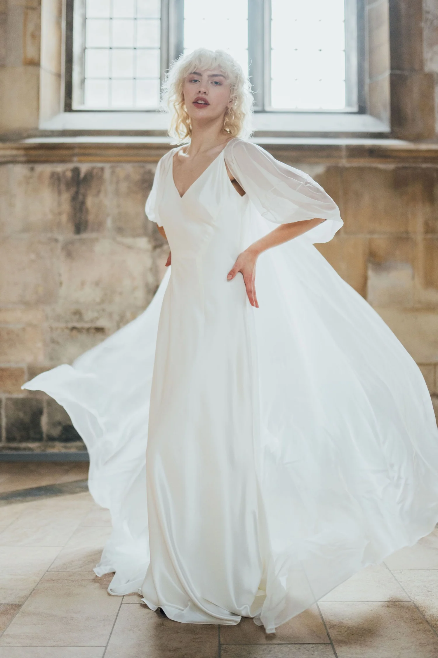 The Portia Robe. A contemporary take on bridalwear. — Rolling In Roses ...