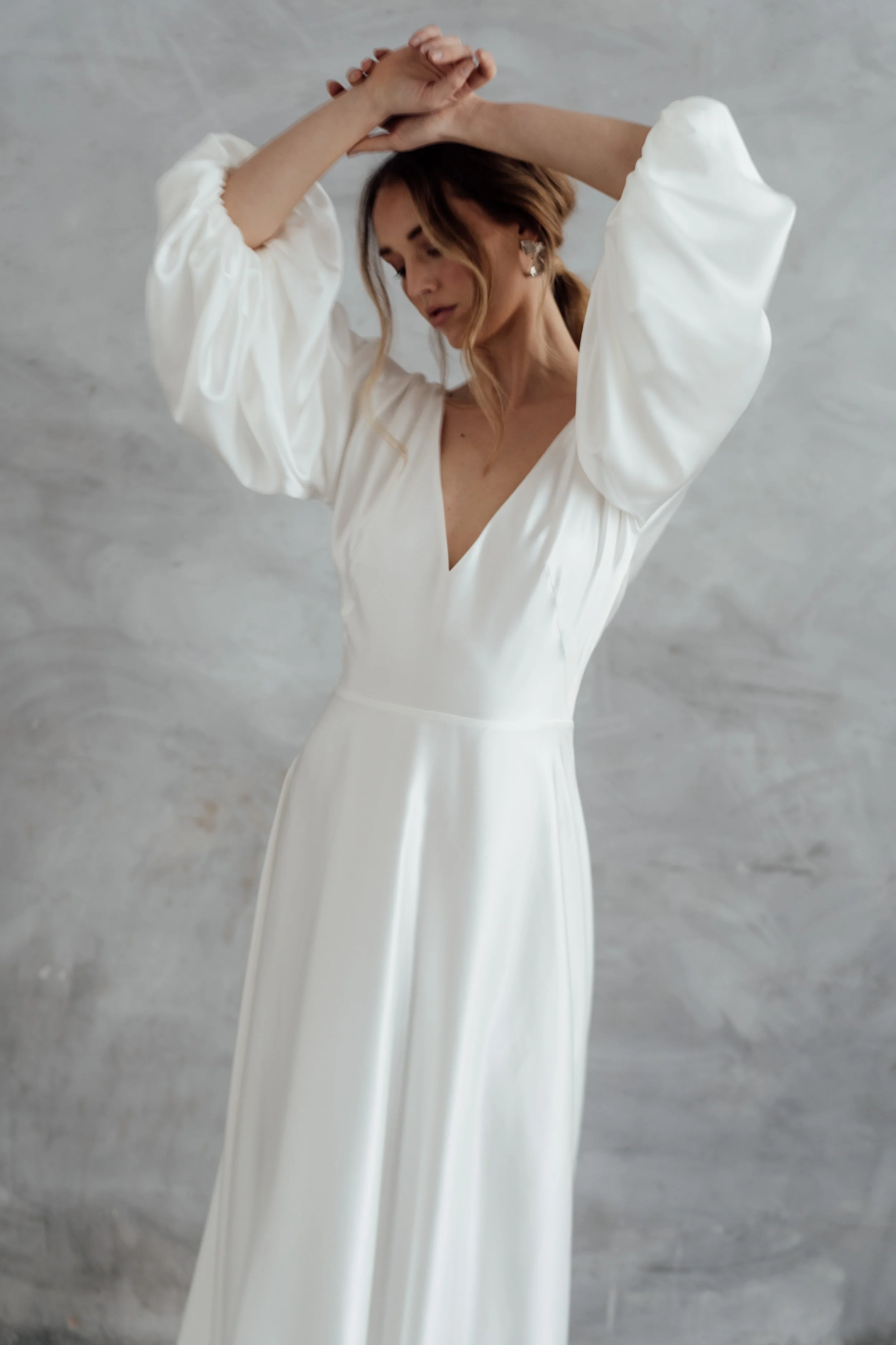 The Shiki Dress. Backless, 100% silk wedding dress. — Rolling In Roses ...