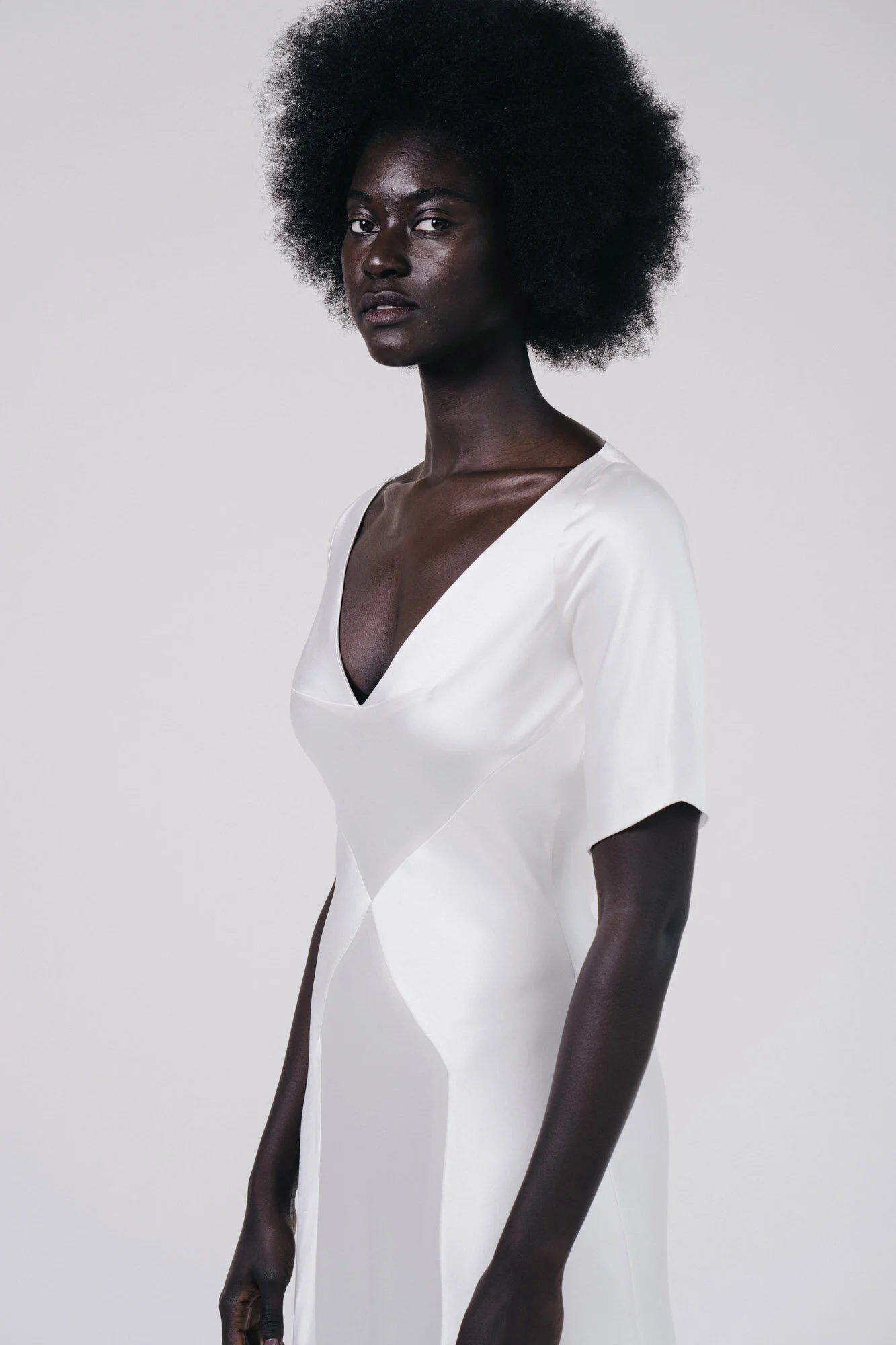 The Addiction Dress. Bias cut 100% silk wedding dress with sleeves ...