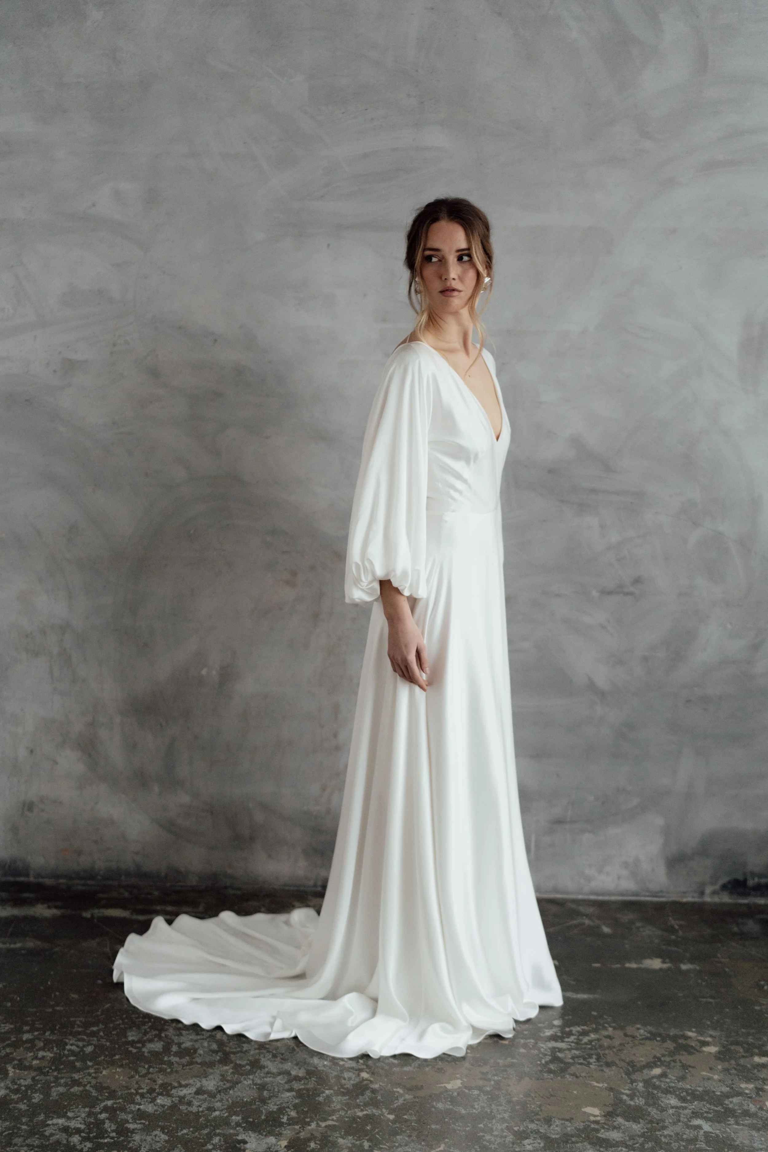 The Shiki Dress. Backless, 100% silk wedding dress. — Rolling In Roses ...