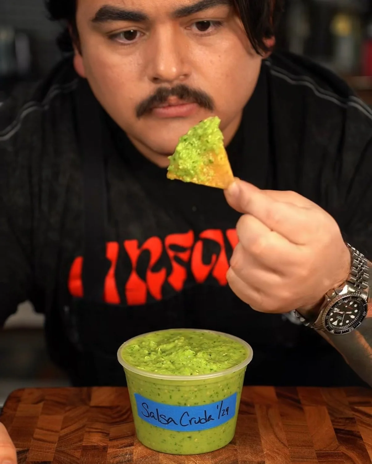 Salsa Cruda – Creamy Tomatillo & Avocado Salsa (aka Guacamole Salsa ...