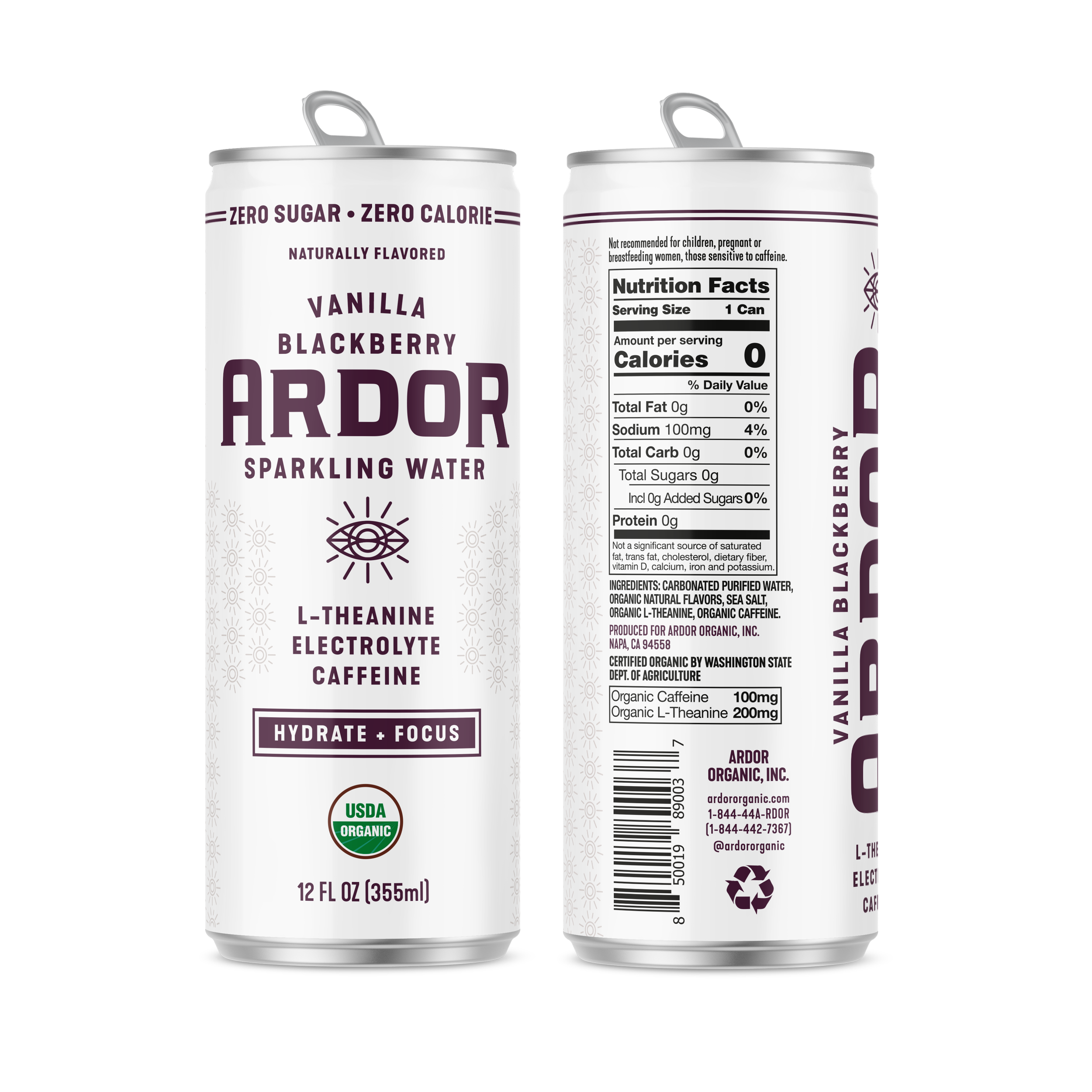 VANILLA BLACKBERRY — Ardor Organic VANILLA BLACKBERRY — Ardor Organic