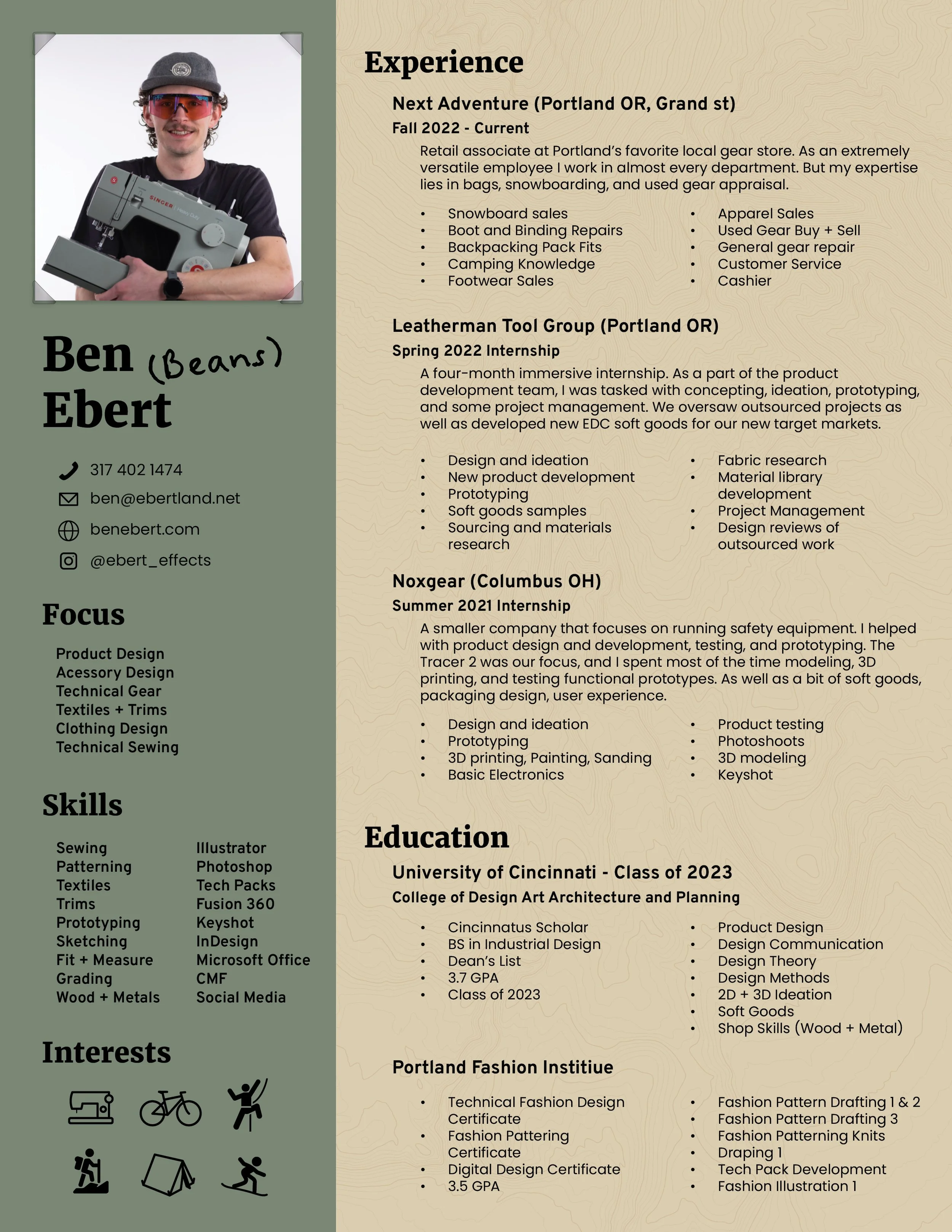 Resume — Ben Ebert