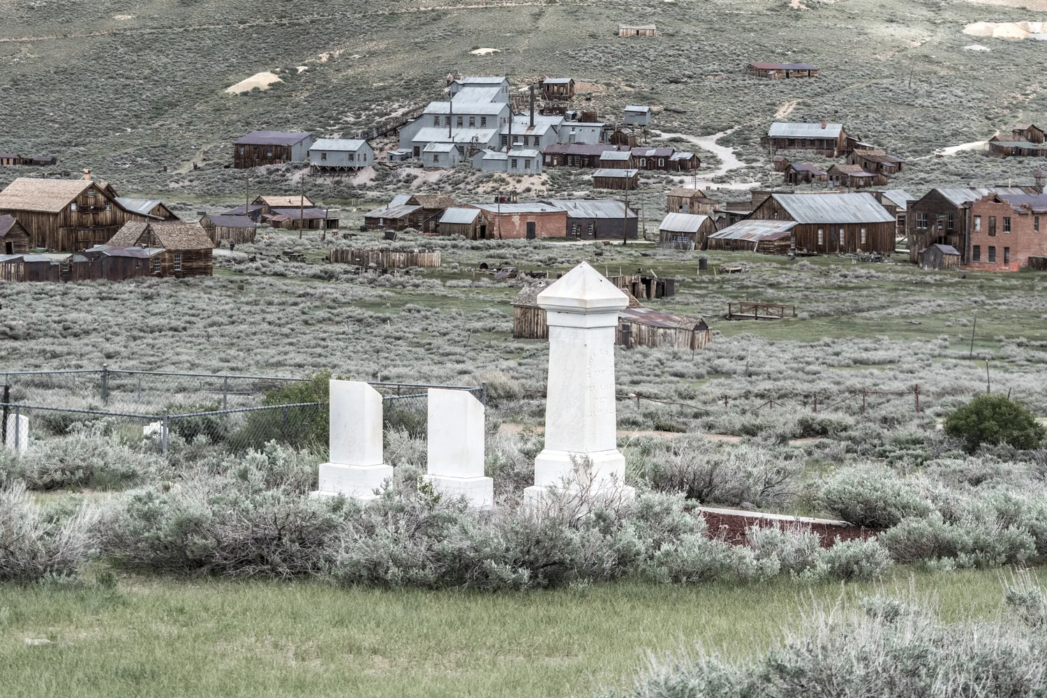 Bodie THEN-1945- Bodie NOW- Mary Burkham — {...Bodie Cemetery...} BODIE ...