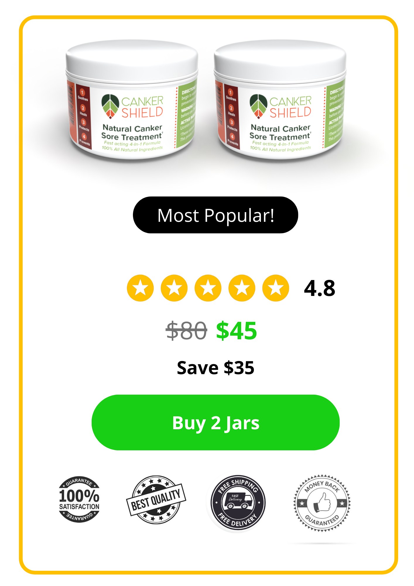 Canker Shield: Canker Sore Treatment & Best Mouth Ulcer Reliever