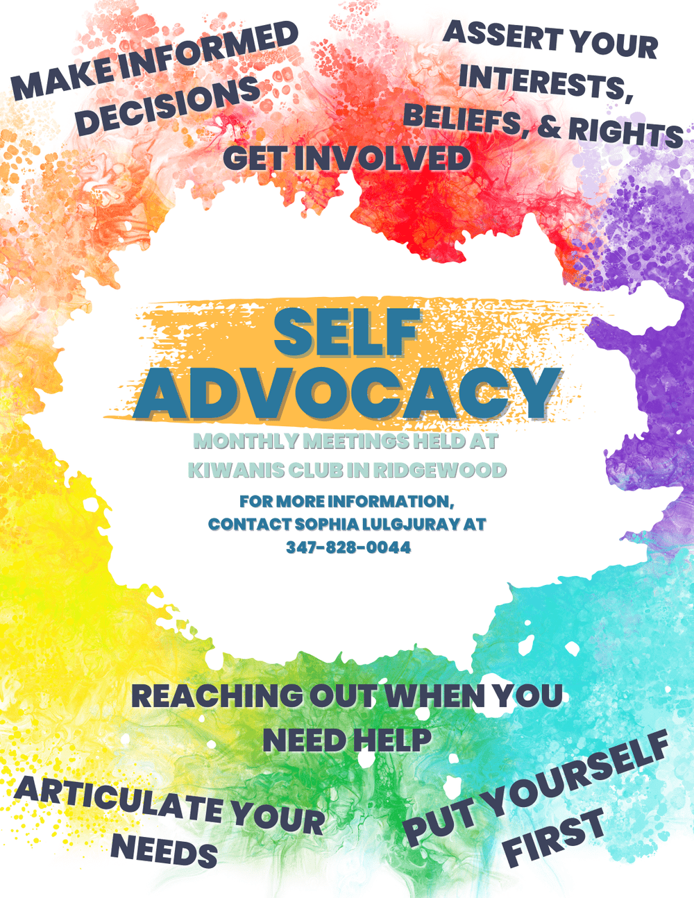 Self Advocacy Groups — IRI