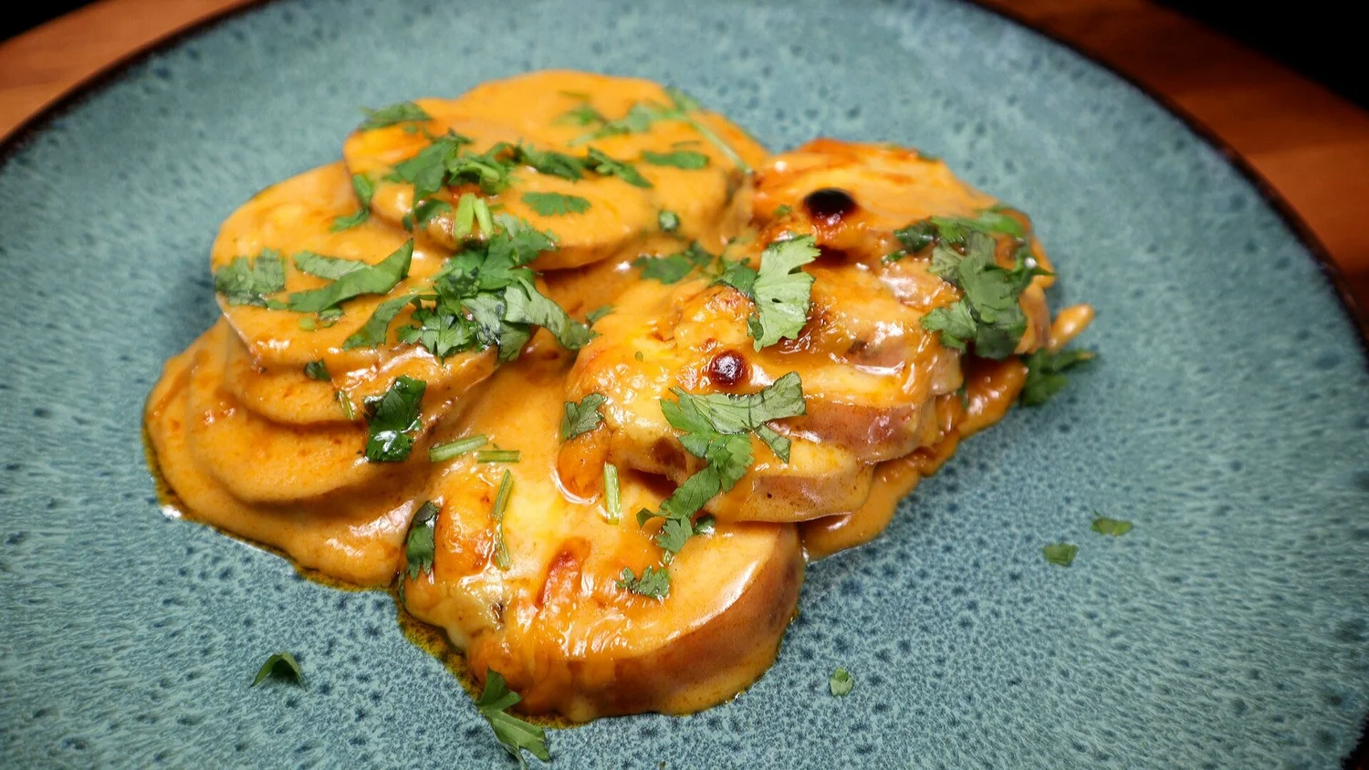 Gouda Scalloped Sweet Potatoes — Irenes Infusions