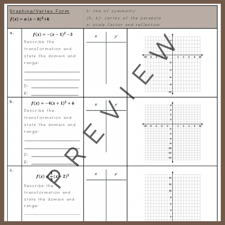 Modeling Using Quadratics Worksheet — Delta Learning