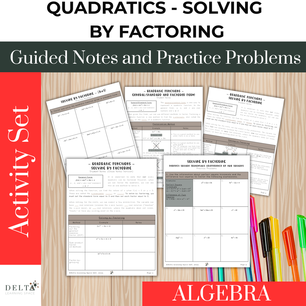 Modeling Using Quadratics Worksheet — Delta Learning