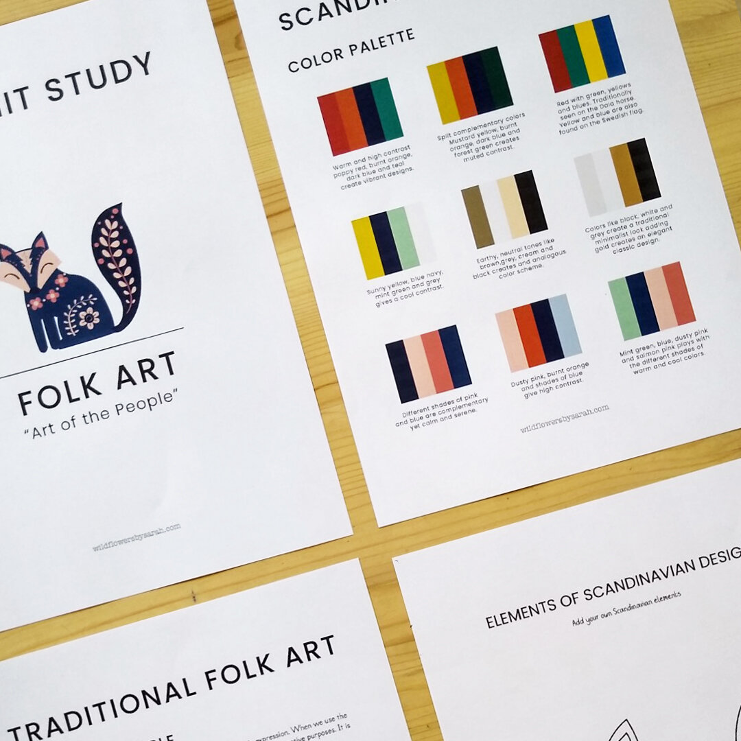 Beatrix Potter Art Unit Study — Wildflowers
