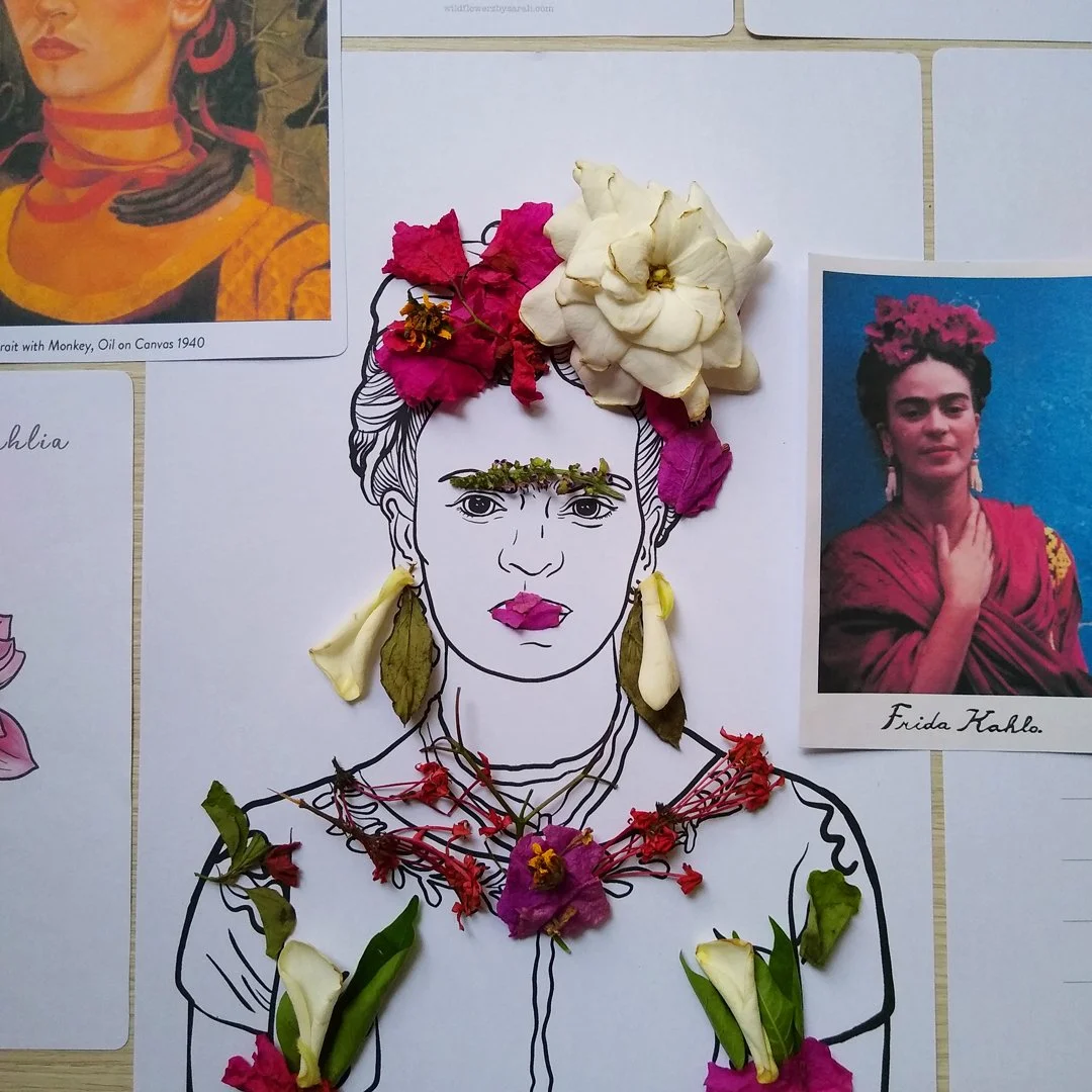Frida Kahlo Art Unit Study — Wildflowers