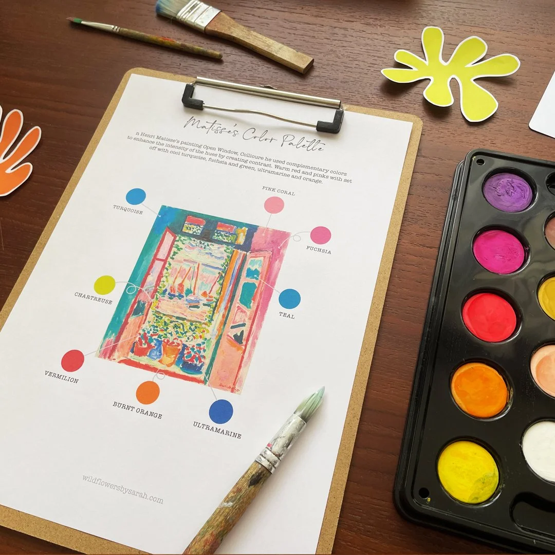 Beatrix Potter Art Unit Study — Wildflowers