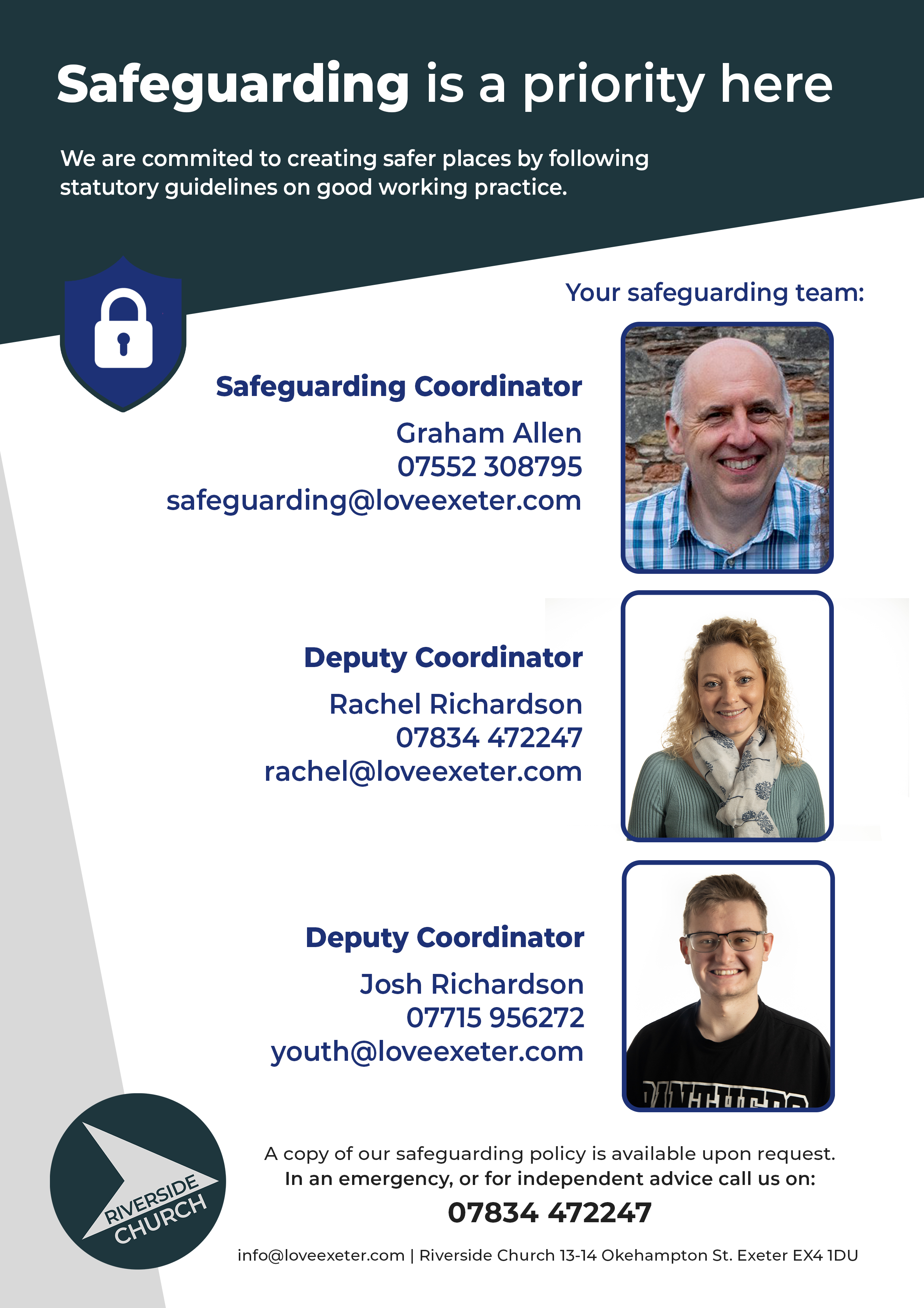 Safeguarding — Riverside Church Exeter