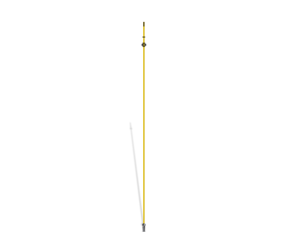 Flagstick - 1/2" - UK - White & Black With Black Stripe — Tacit
