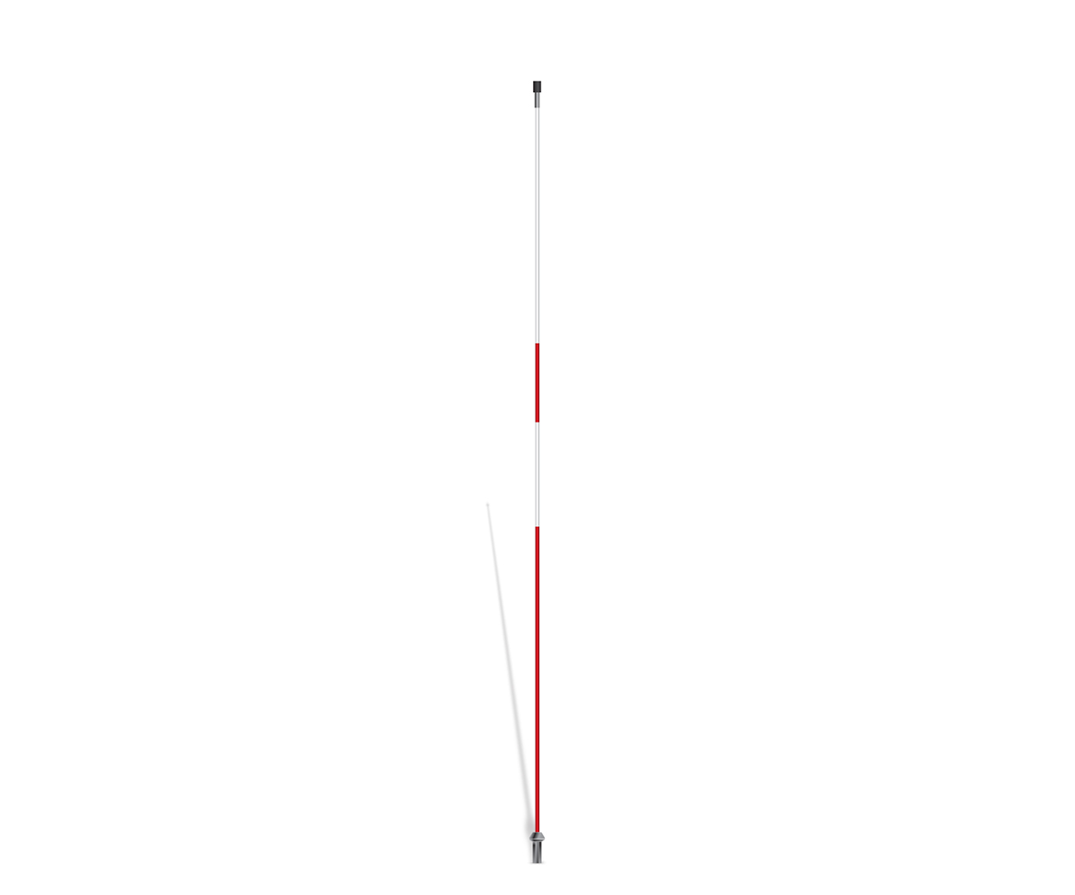 Flagstick - 1/2" - USA - White — Tacit