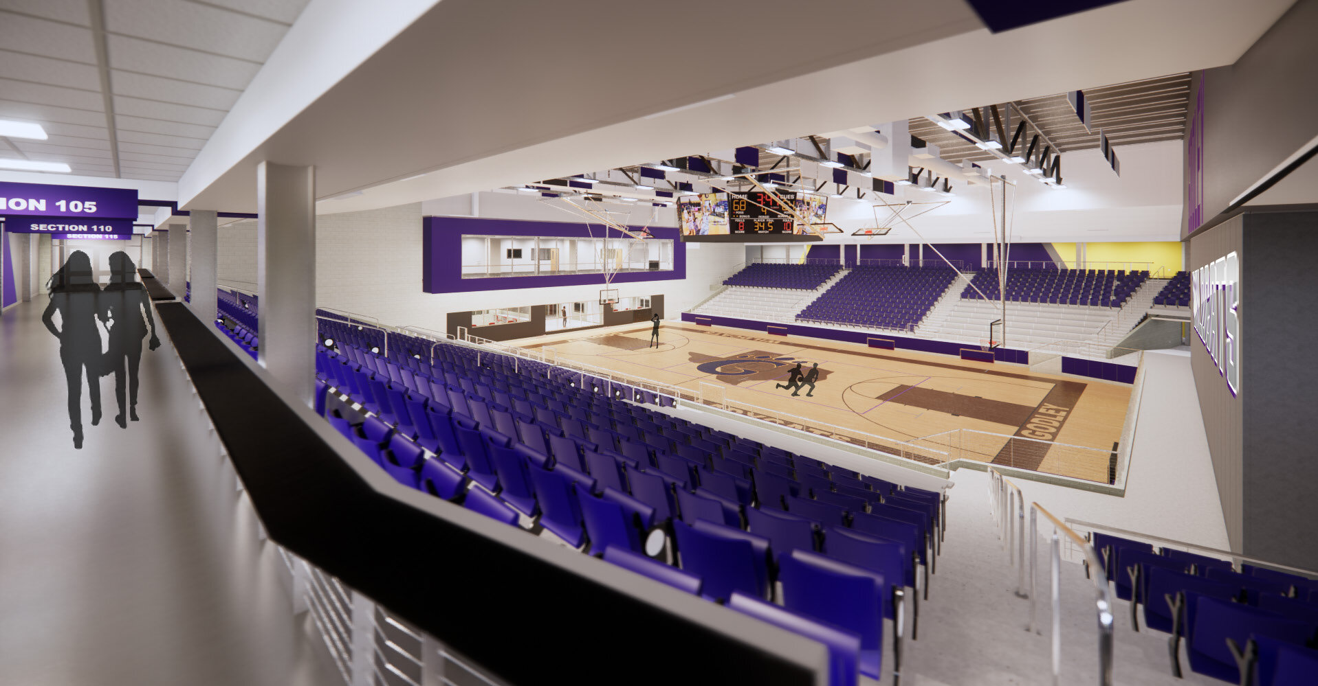 Stadium High School Interior