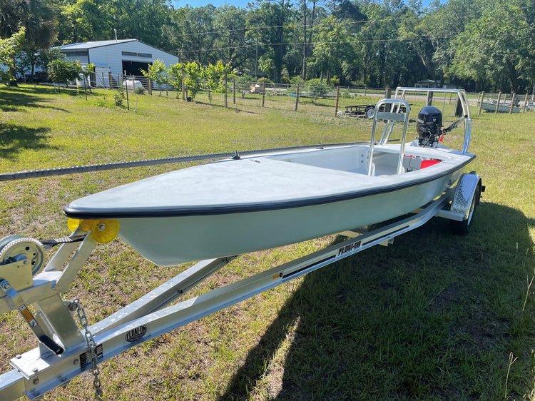 Spear Boatworks Jireh 17' Tiller - $17,900 — Orange Beach Skiffs