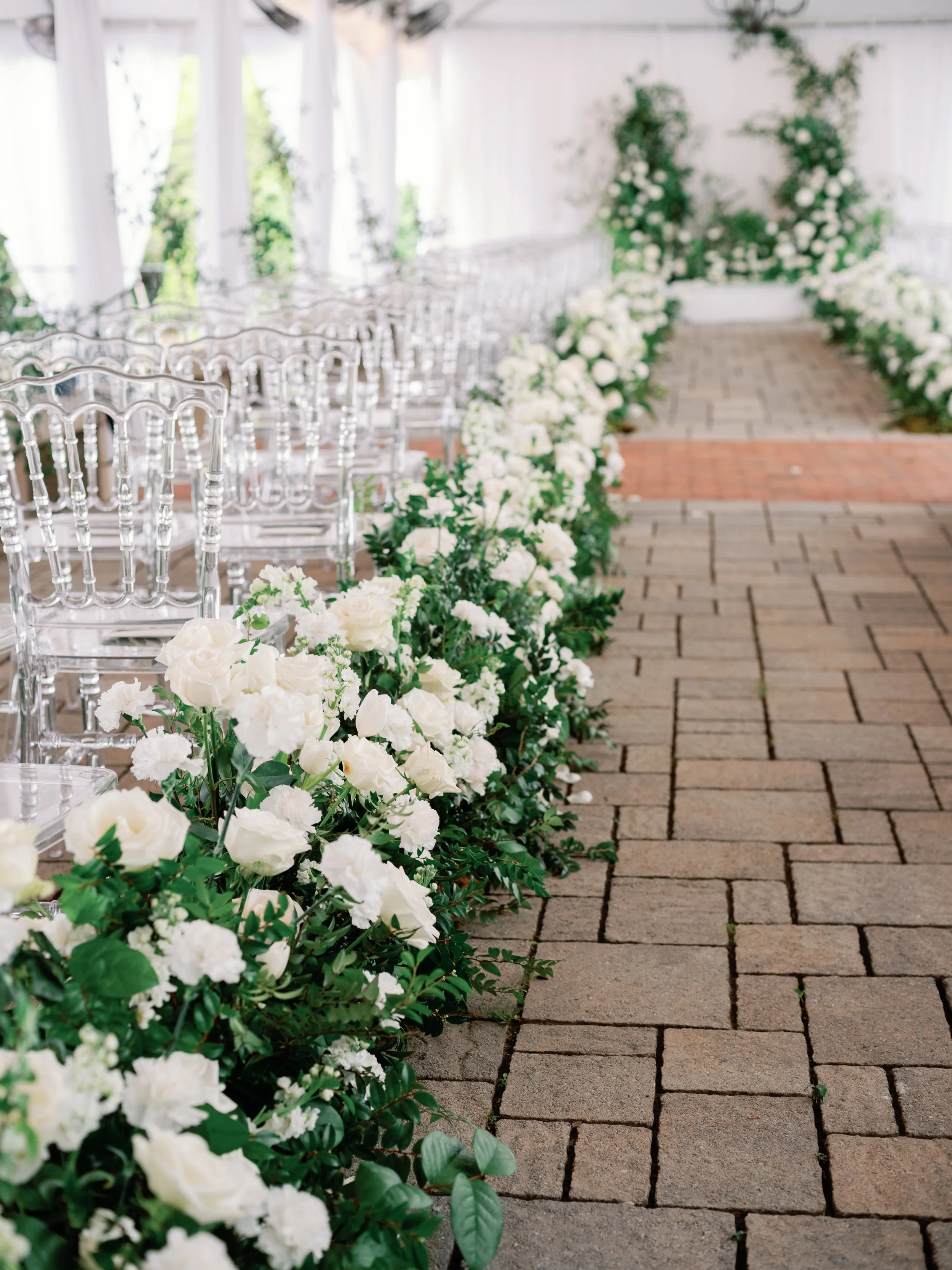 Elevated White Wedding Florals — East Tennessee Wedding Florist ...