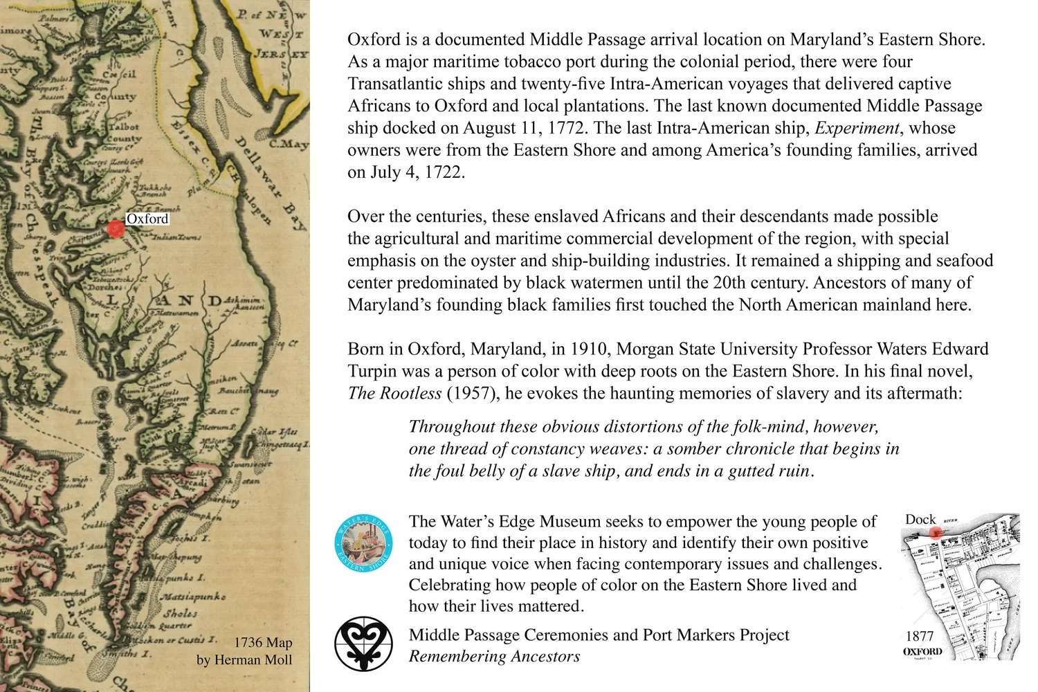 Middle Passage Marker Initiative — Water's Edge Museum