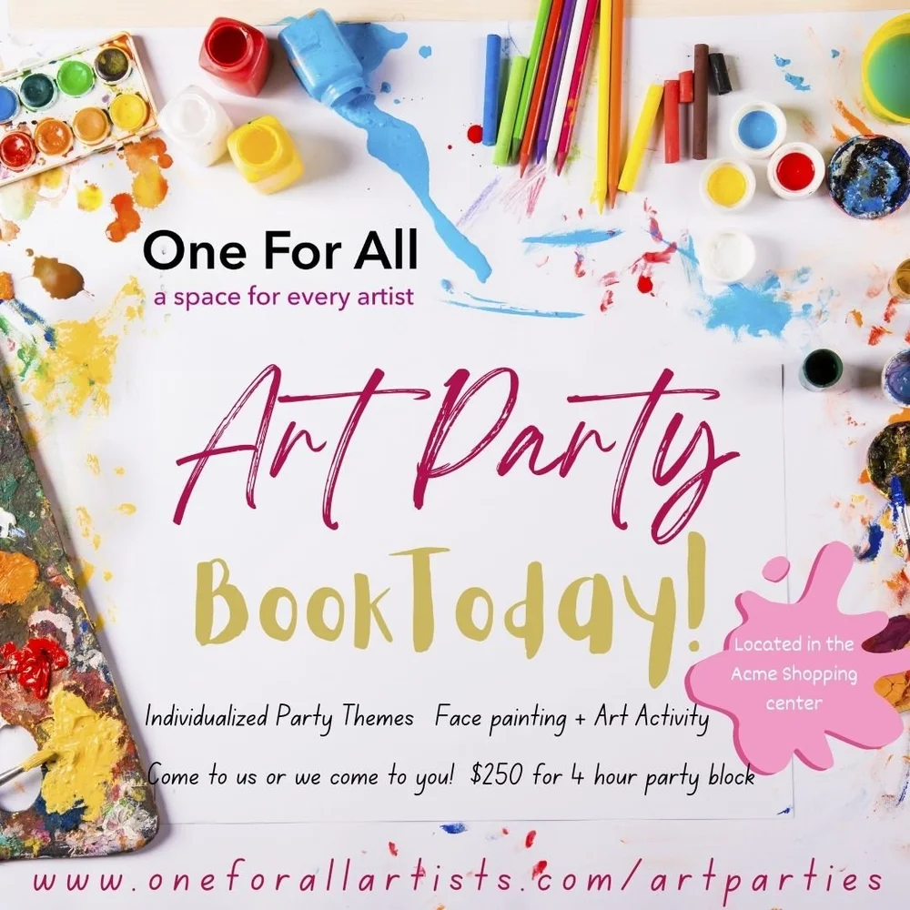Art Parties and Events — One For All