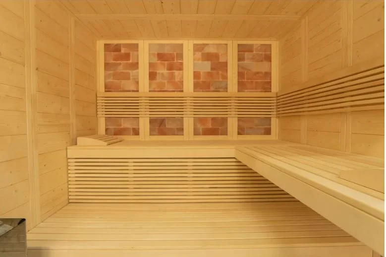 E8 6-PERSON NORDIC BARREL SAUNA — Heavenly Sauna