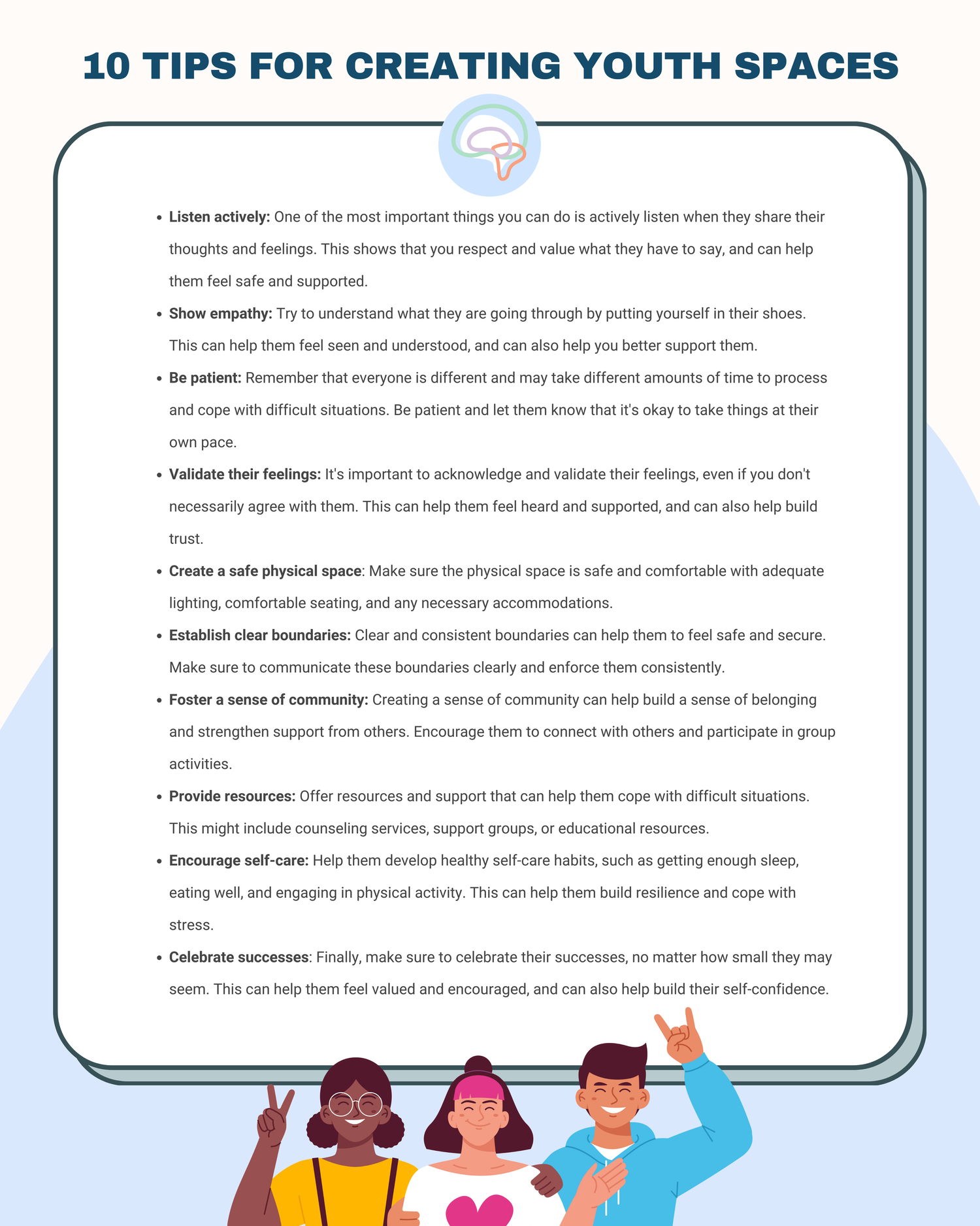 Creating Safe Spaces for Youth — My Good Brain