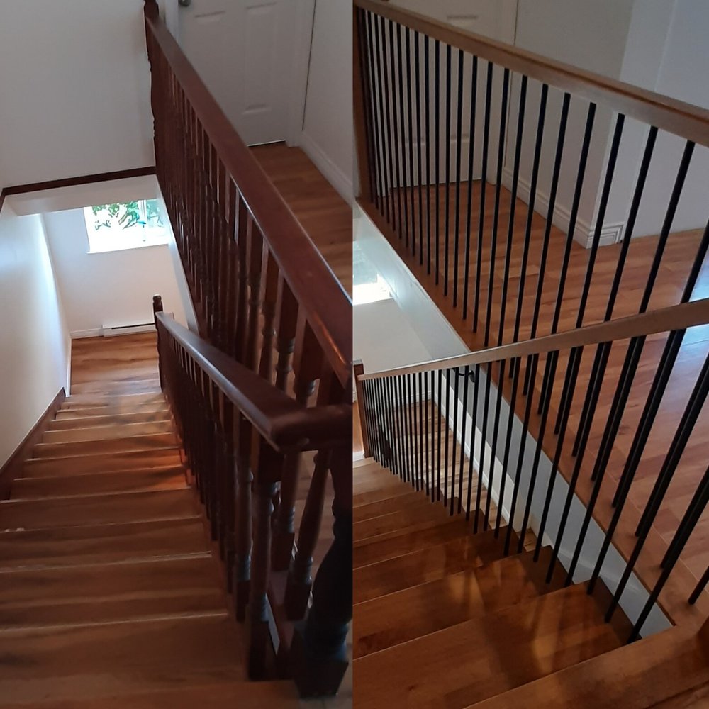 Before & After — Fournier Finishing - Wood Floors, Stairs & Trim