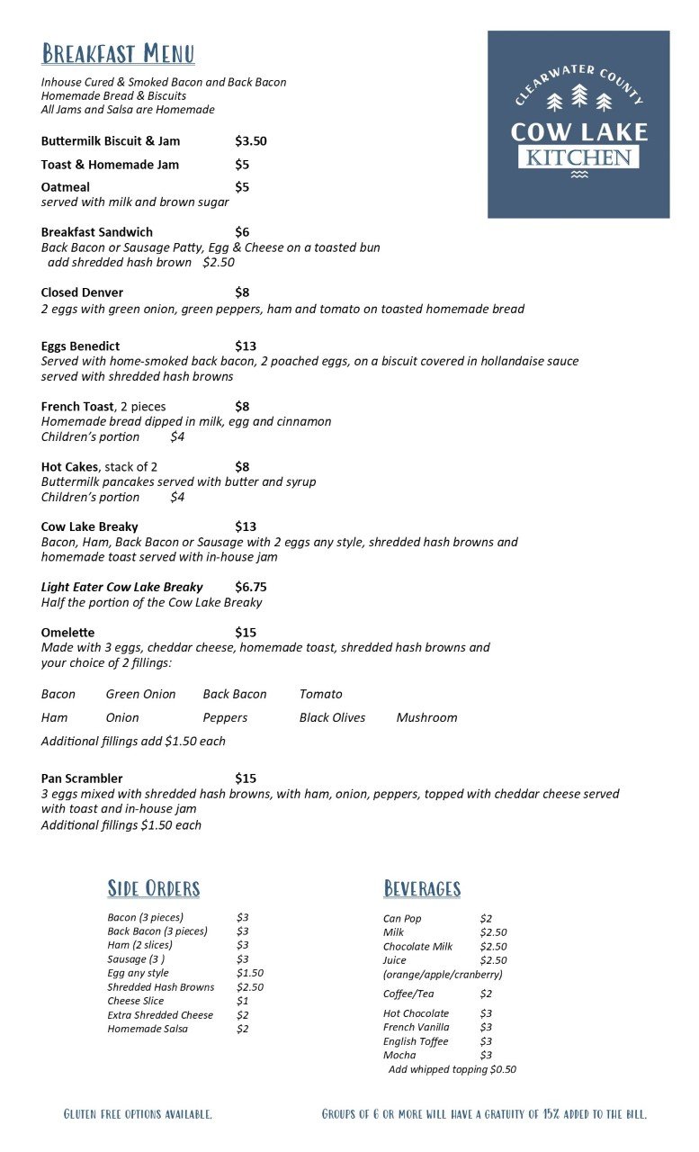 Kitchen — Cow Lake Store & Resort