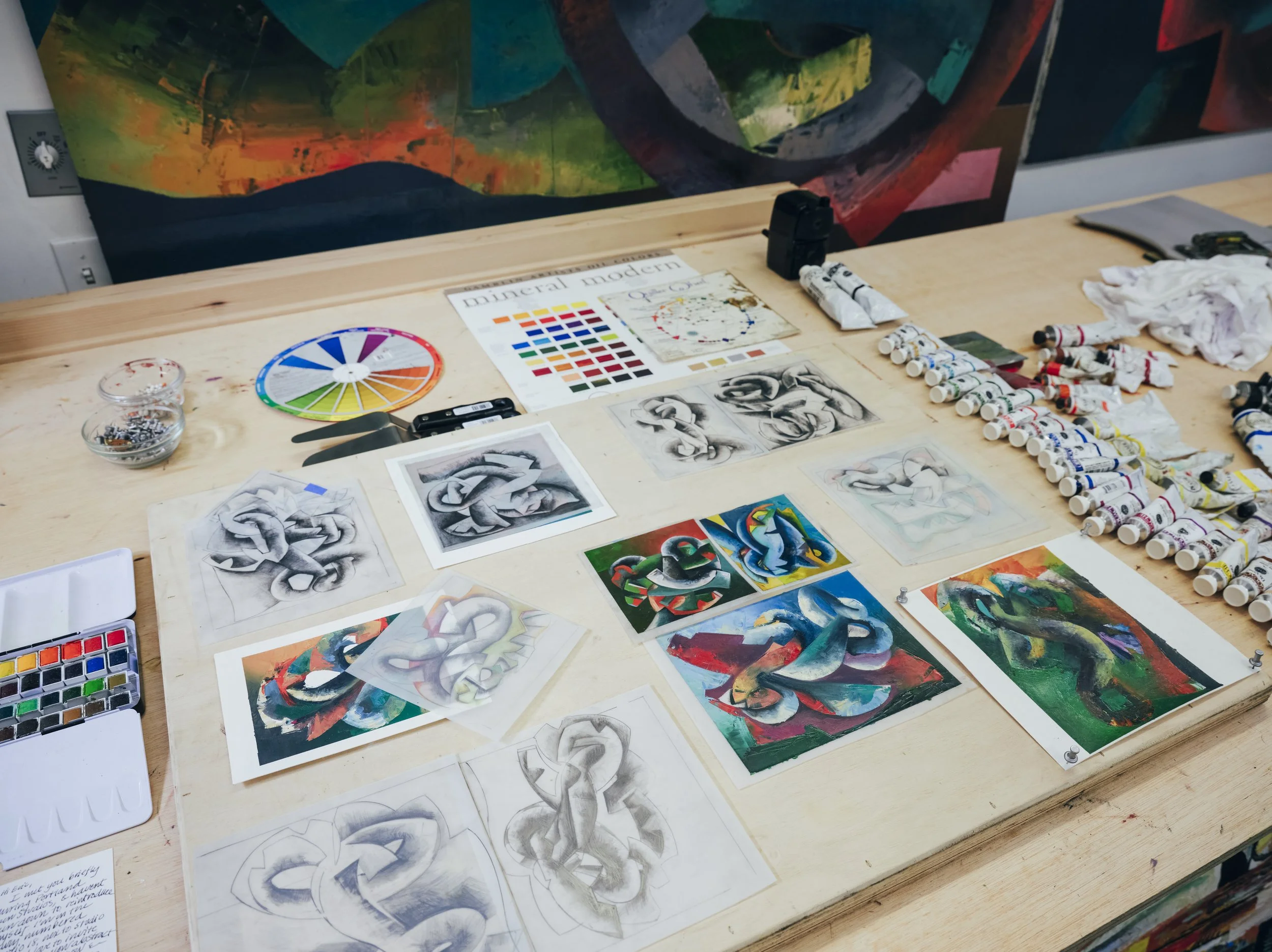 Contact — Painting by Eric N. Rue