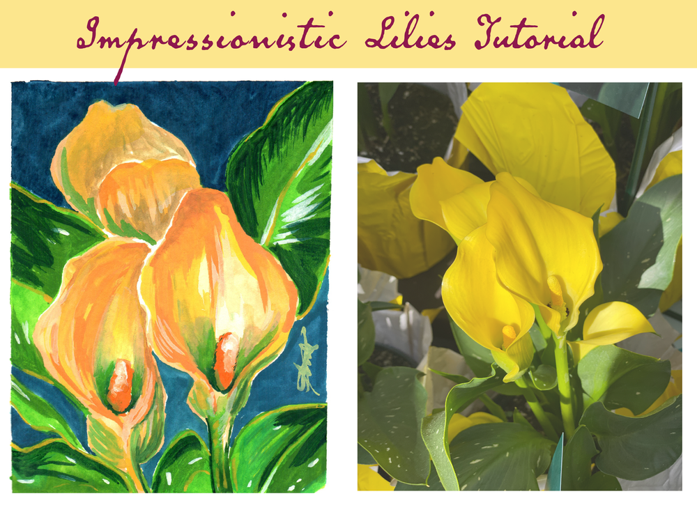 Quick Projects (Under 30 Minutes): Painting Impressionistic Lilies ...