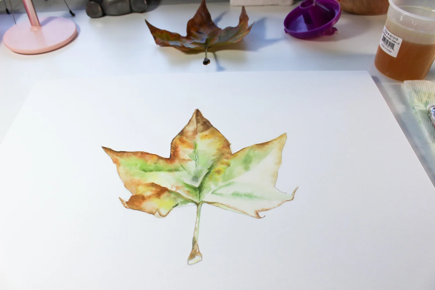 How to Paint Fall Leaves with Watercolor — The Last Pigment ...