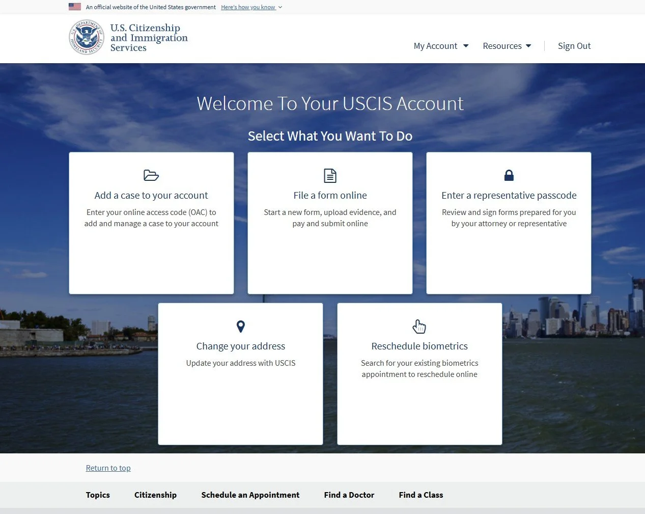 Establishing a USCIS Online Account | Simplify USCIS Access Today ...