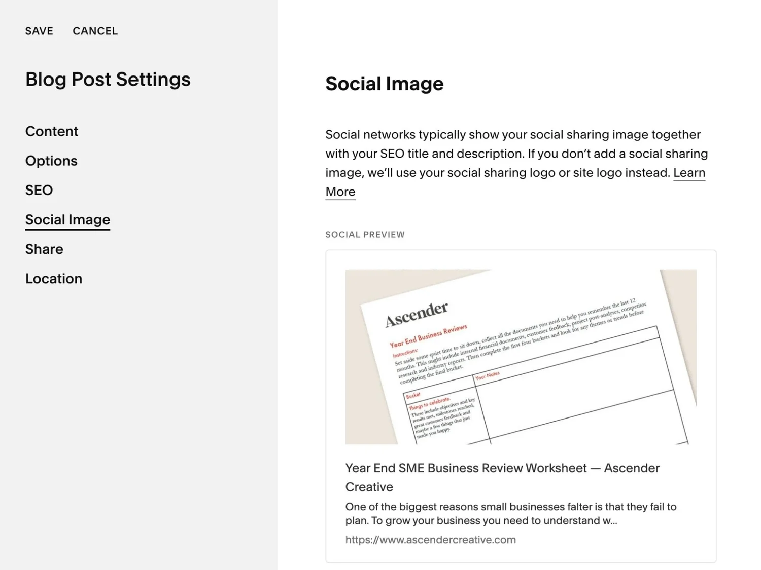 Squarespace Blog Settings Everything You Need to Know — Ascender Creative