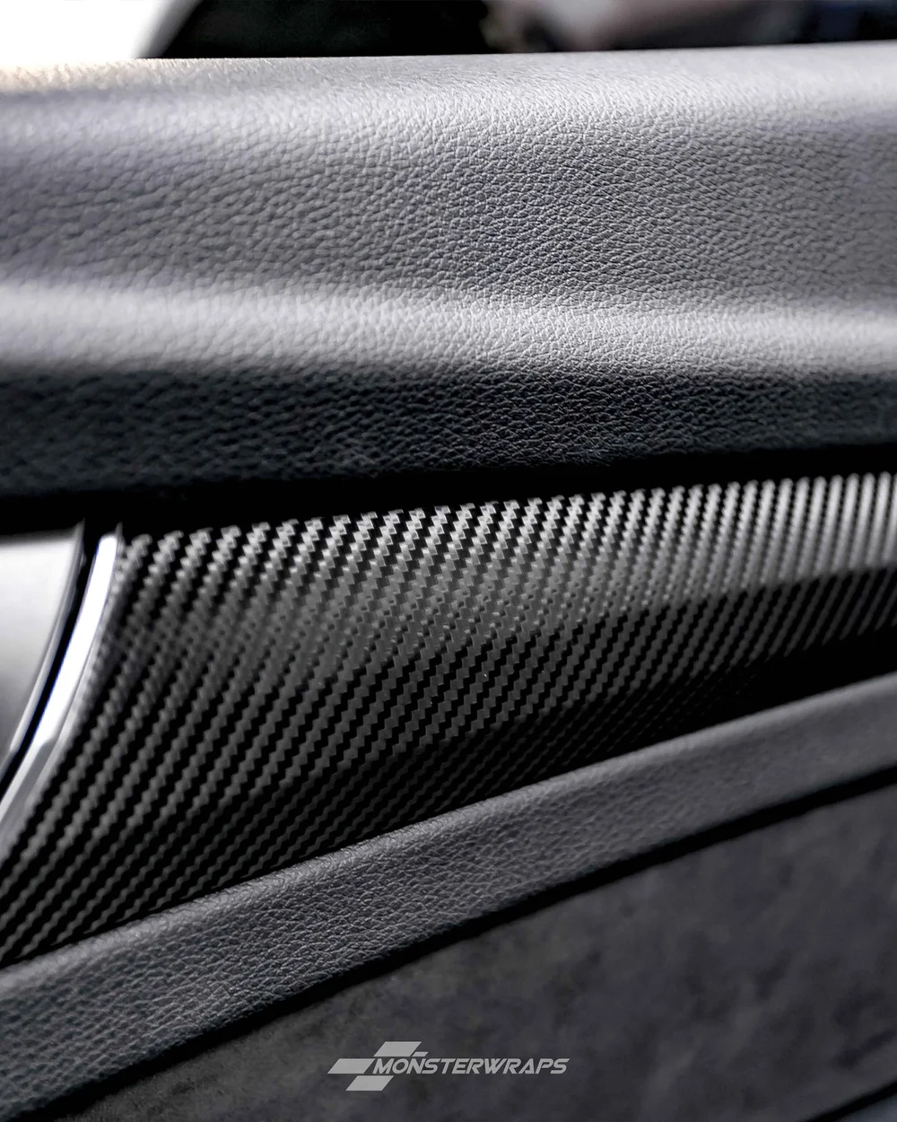 Car interior trim carbon wrapping service Southampton Hampshire ...
