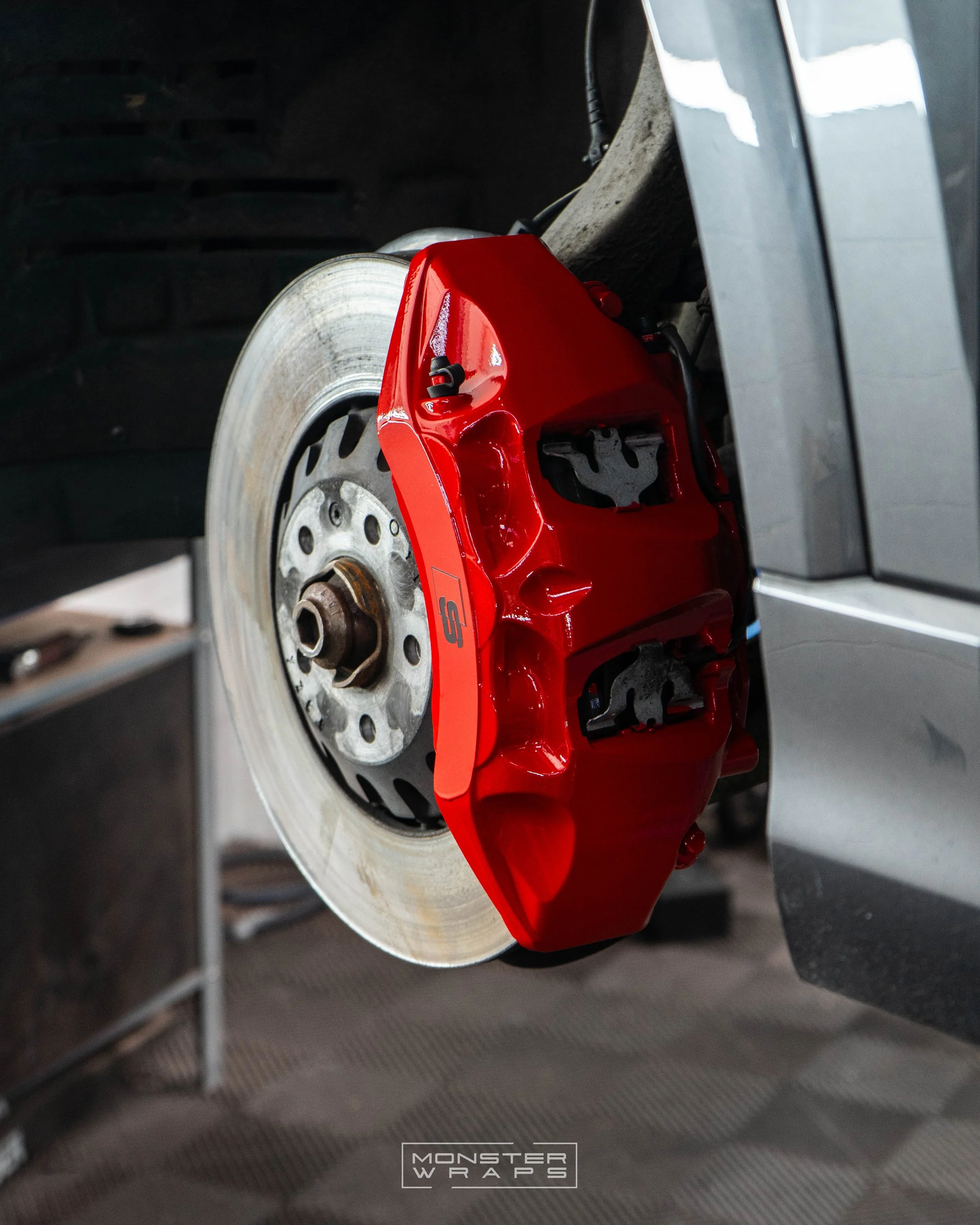 Professional Brake Caliper Painting Service in Hampshire — Monsterwraps