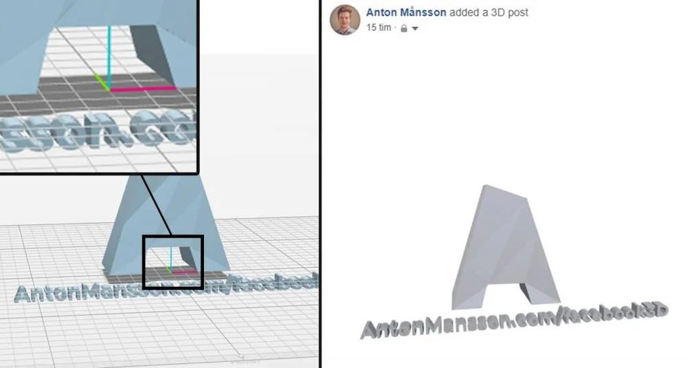 How to make Facebook 3D Posts