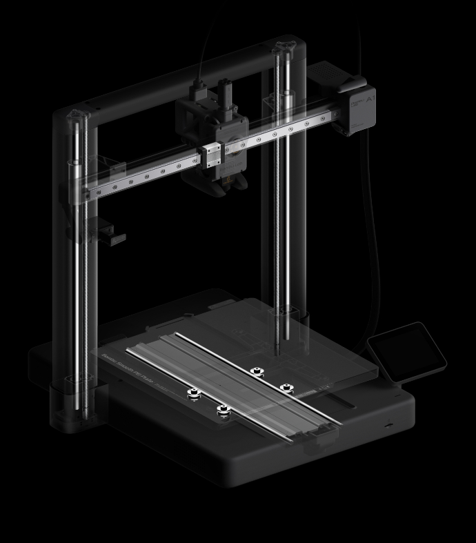 This is the new Bambu Lab A1 large 3D Printer