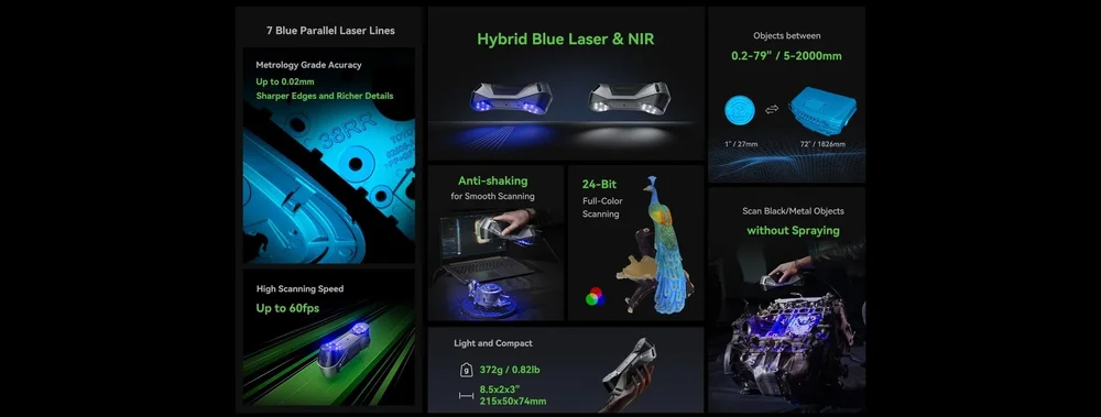 Creality Raptor 3D Scanner - The ‘Only’ Prosumer 3D Scanner