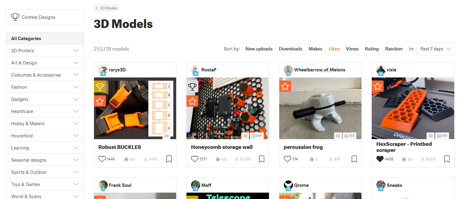Why you should upload 3D models to printables.com