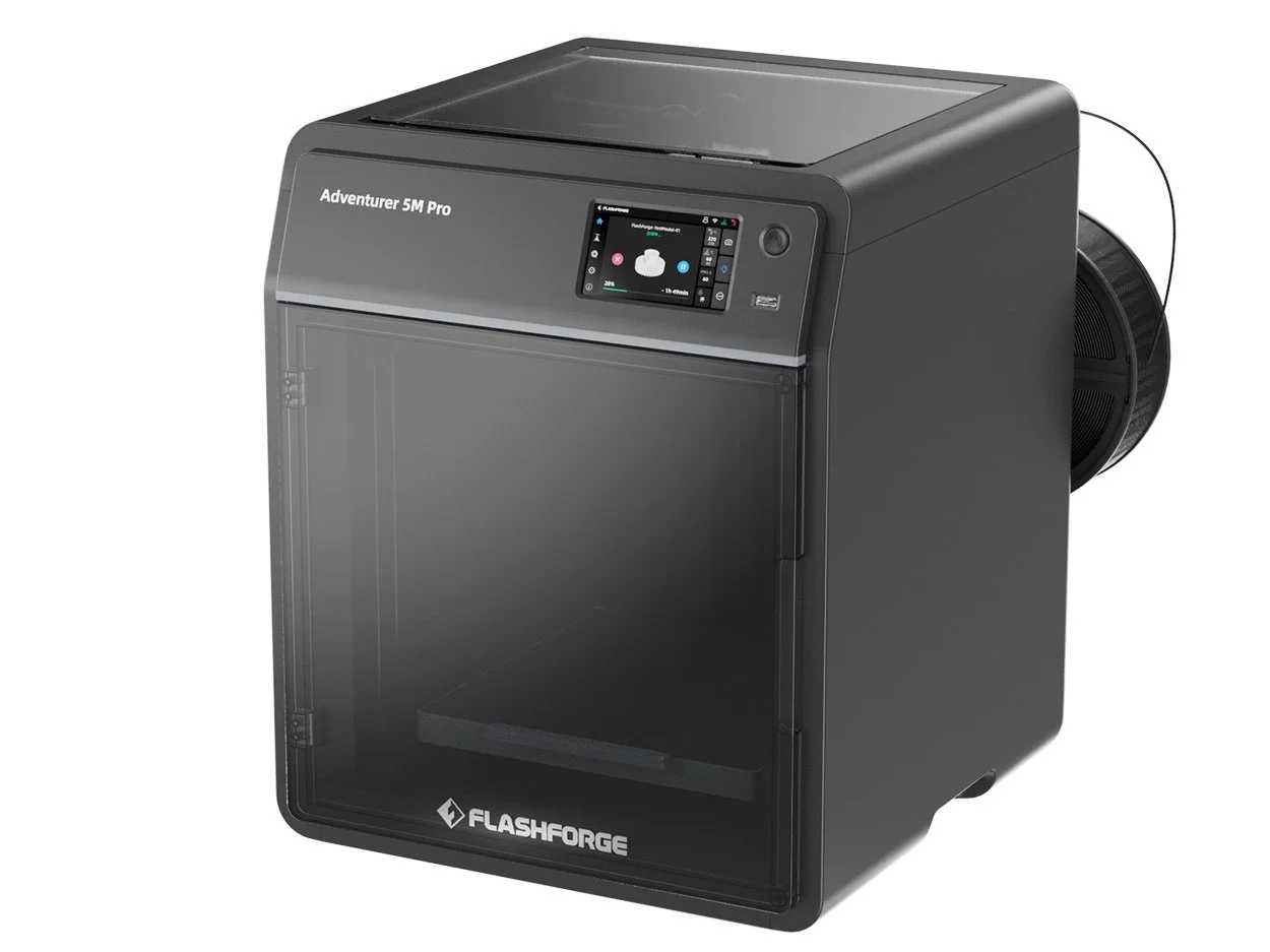 Flashforge 3D Adventurer 5M Series with specifications