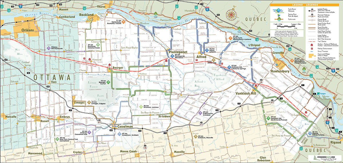 Vélo dans Prescott et Russell — SENTIER RÉCRÉATIF PRESCOTT & RUSSELL