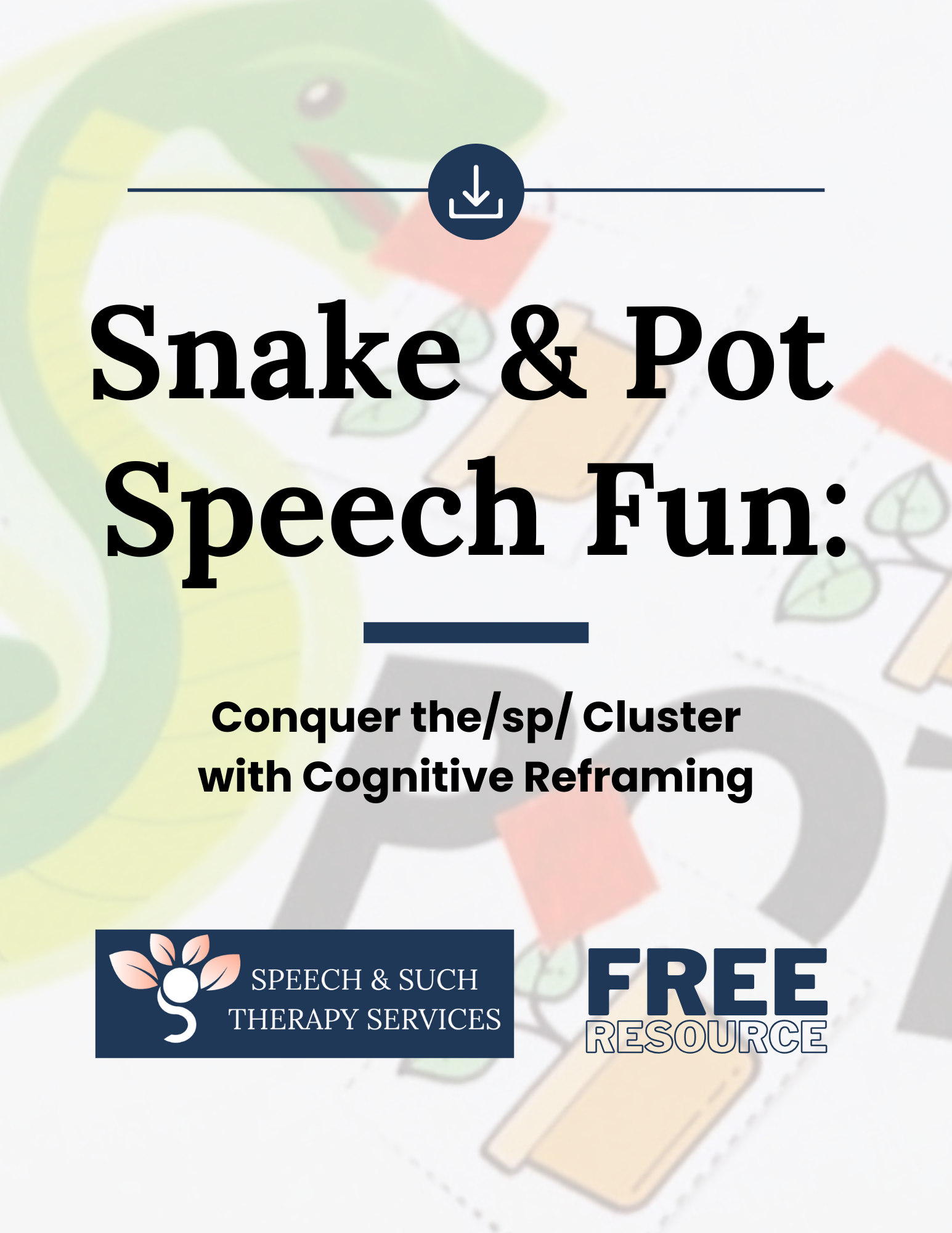 Snake & Pot Speech Fun: Conquering the SP Cluster! — Speech & Such ...