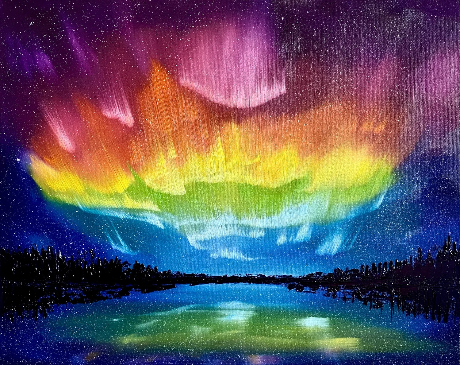 Rainbow Northern Lights