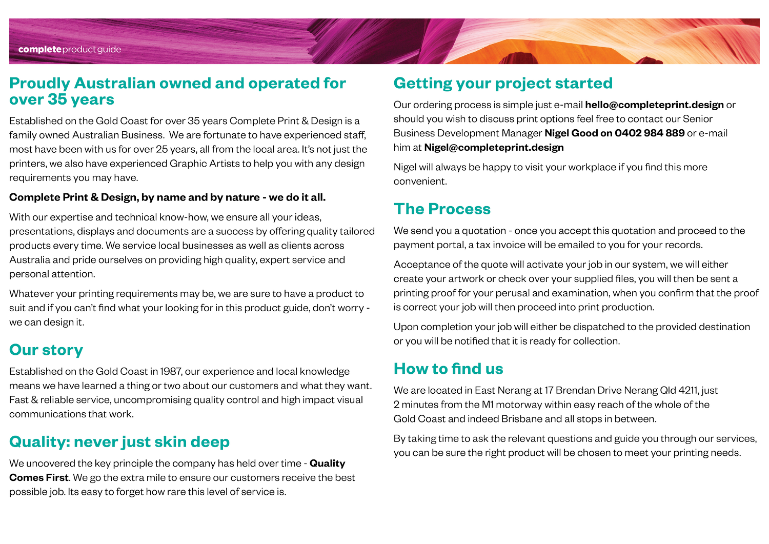 Online Catalogue - Quick & Dependable Print and Design Solutions ...