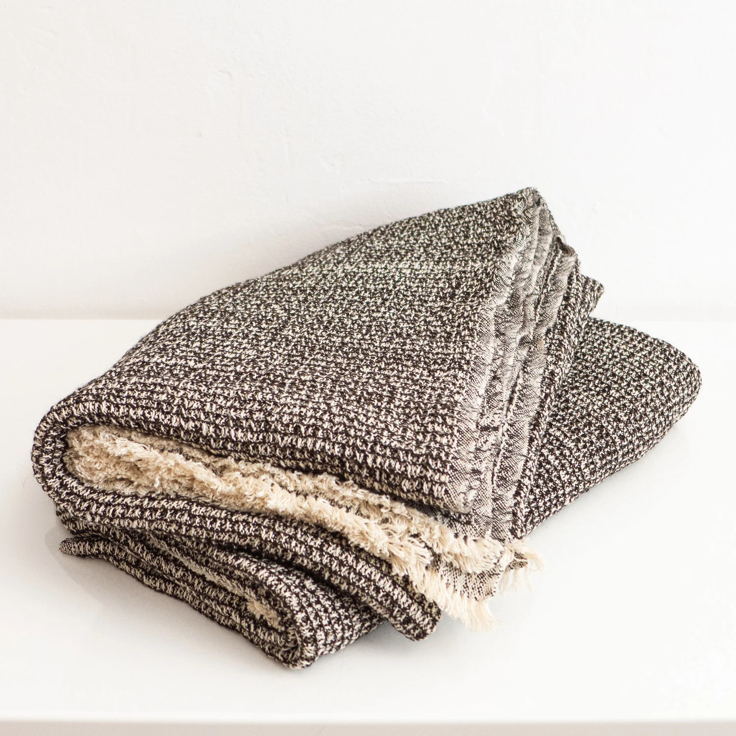 Textured Stripe Blankets — FENNEL HOME HANDWOVEN TEXTILES