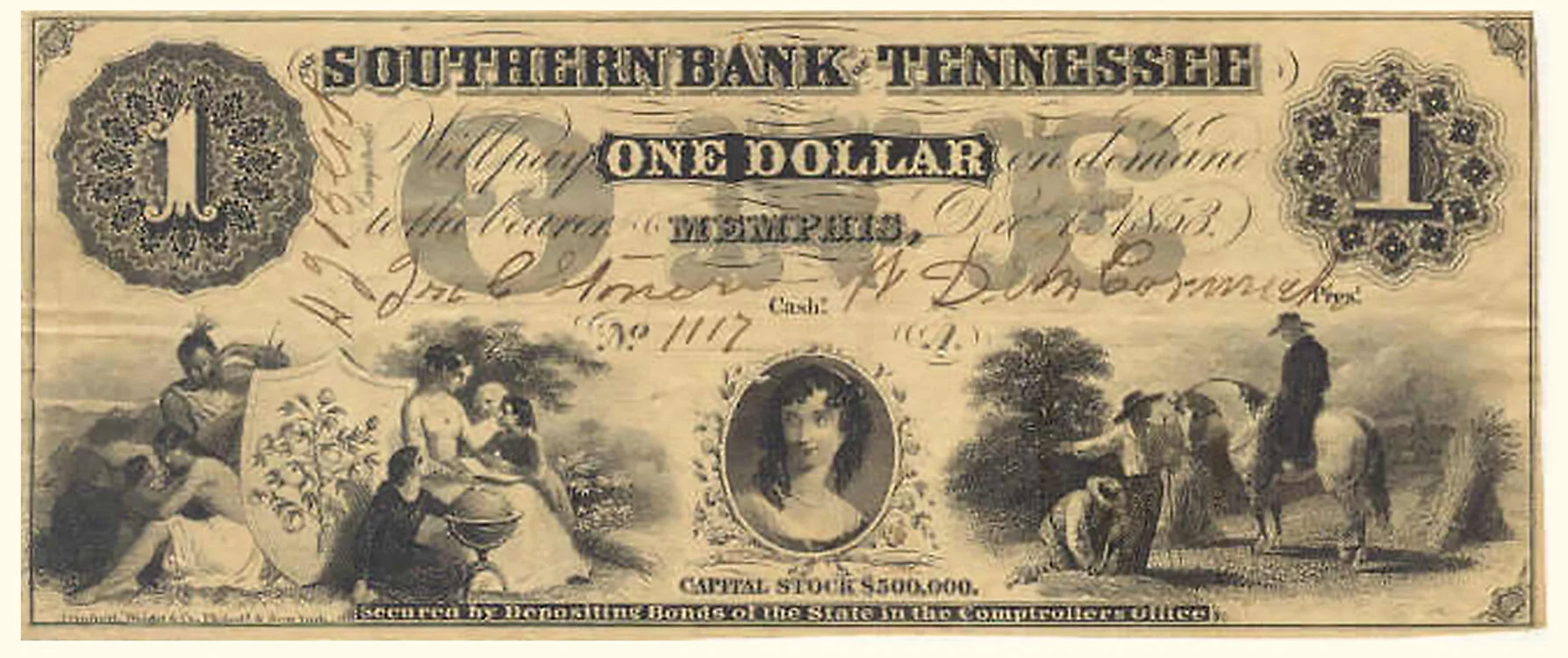 George Washington and Slave at Mt. Vernon — ON THE MONEY