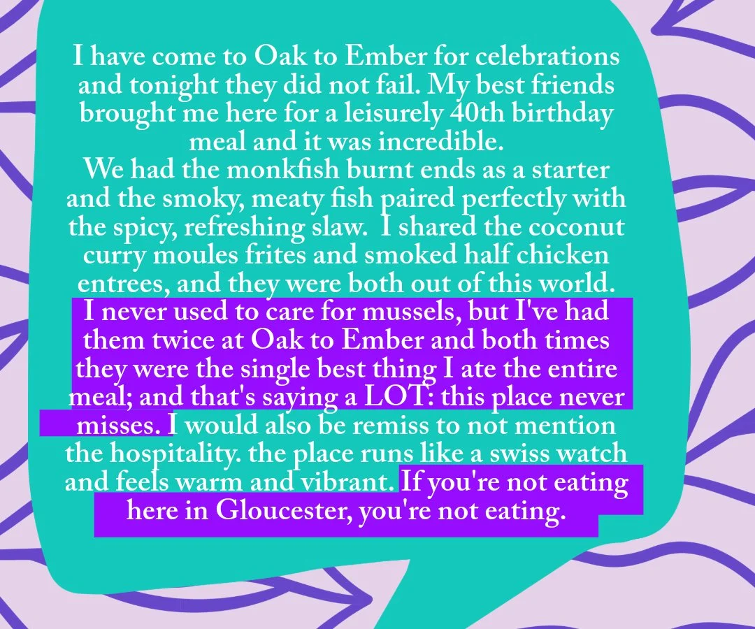 Menus — Oak to Ember